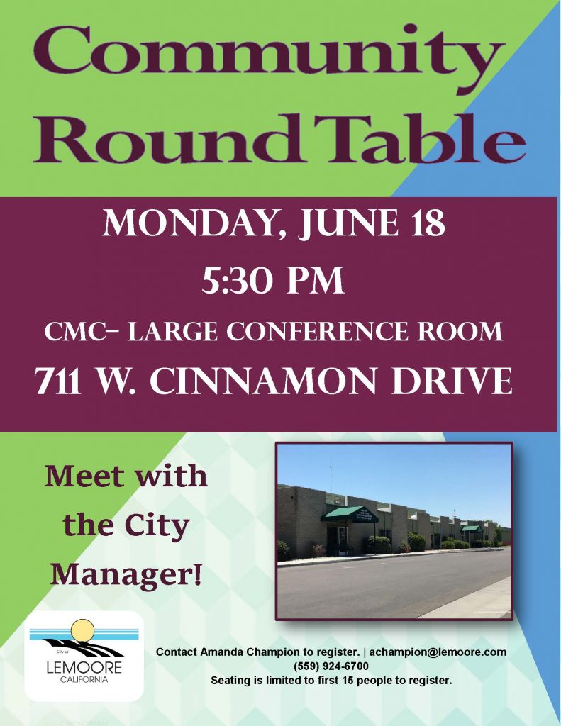 Community Round Table – City of Lemoore