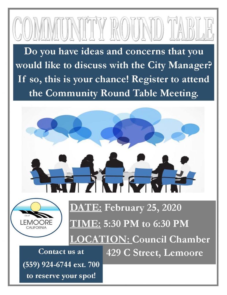 Community Round Table – City of Lemoore