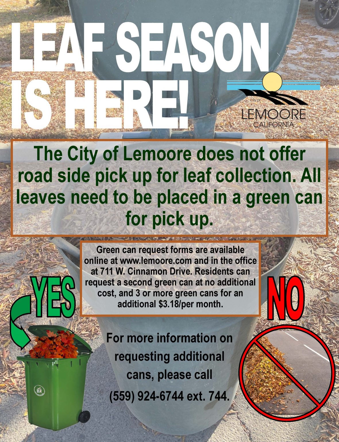 LEAF SEASON IS HERE! – City of Lemoore